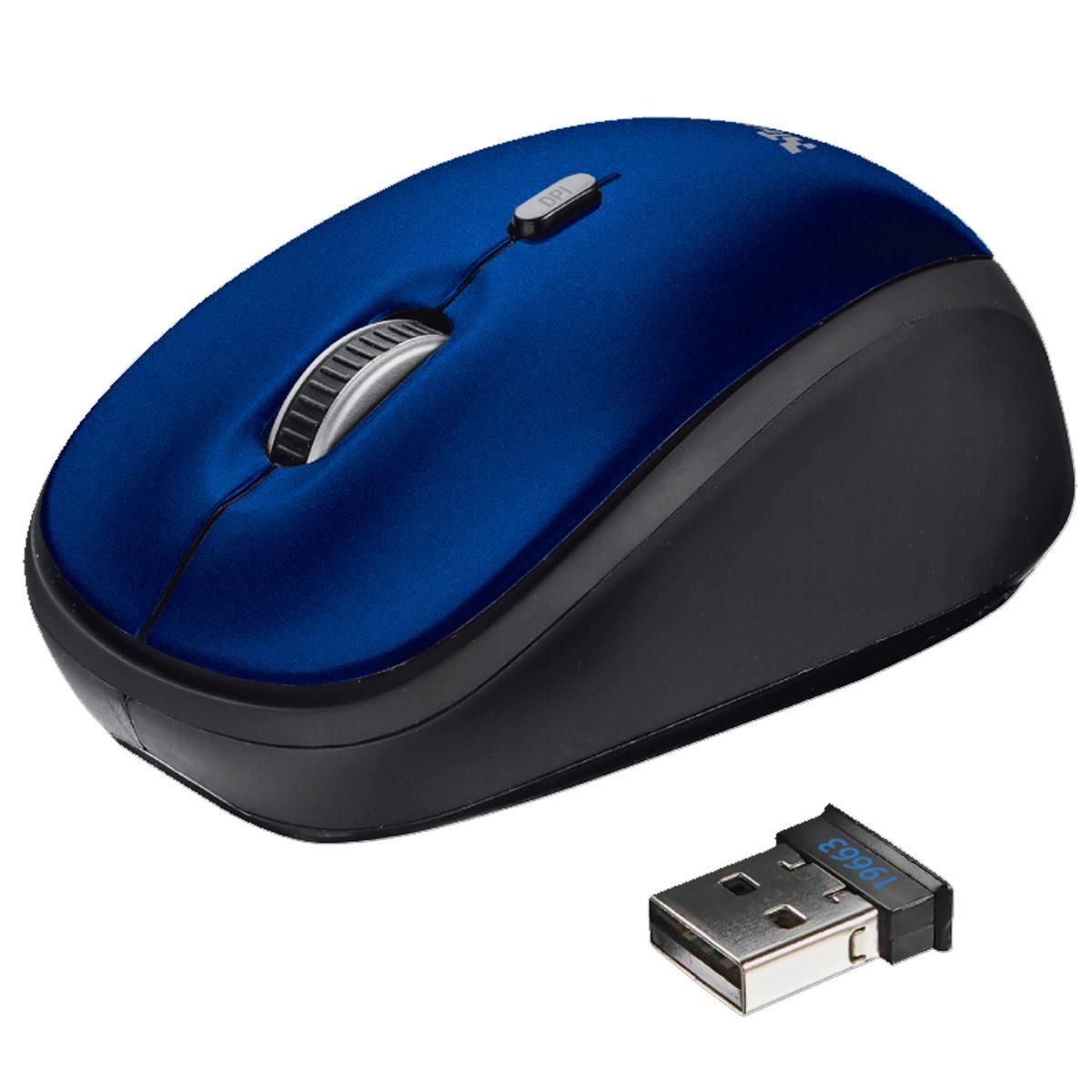 TRUST YVI WIRELESS MOUSE BLUE – Fiestalan