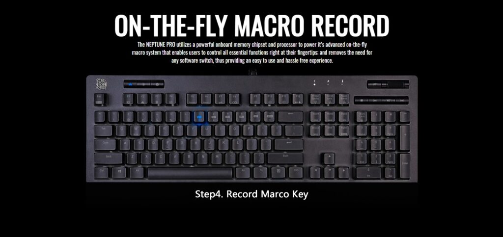 Teclado Thermaltake Neptune Pro Blue Light-KB-NPP-TBBLSP-01 – Fiestalan