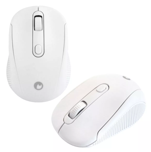 Mouse Inalámbrico Fiddler 223, Color Blanco- FD-223W – Fiestalan